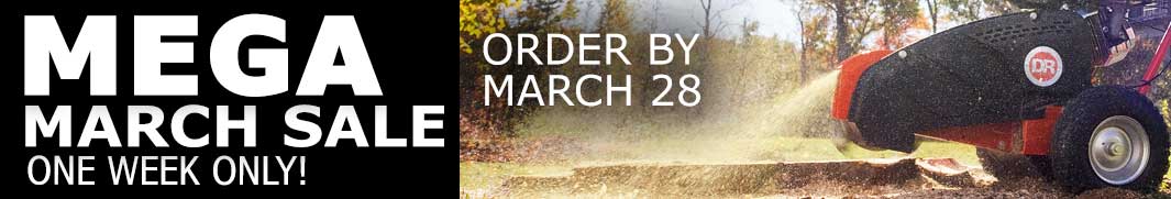 Mega March Sale | DR Power Equipment