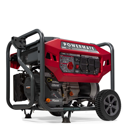 Powermate 4500 Watt Dual Fuel Portable Generator | Powermate