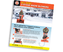 Powerful Snow Blowers for any size driveway! Full line of DR Walk ...